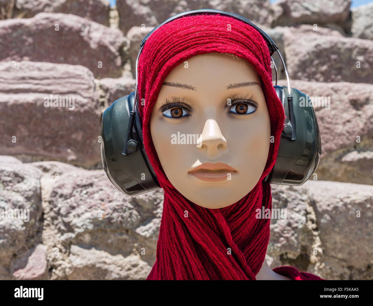 Genara in the ruins of Rumicucho, absorbed in music. Pomasqui - Ecuador ...