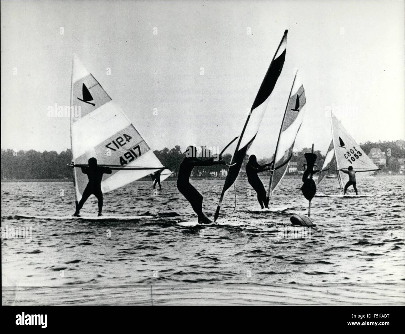 1968 - Windsurfing - the New Vacation amusement at the Northern German ...