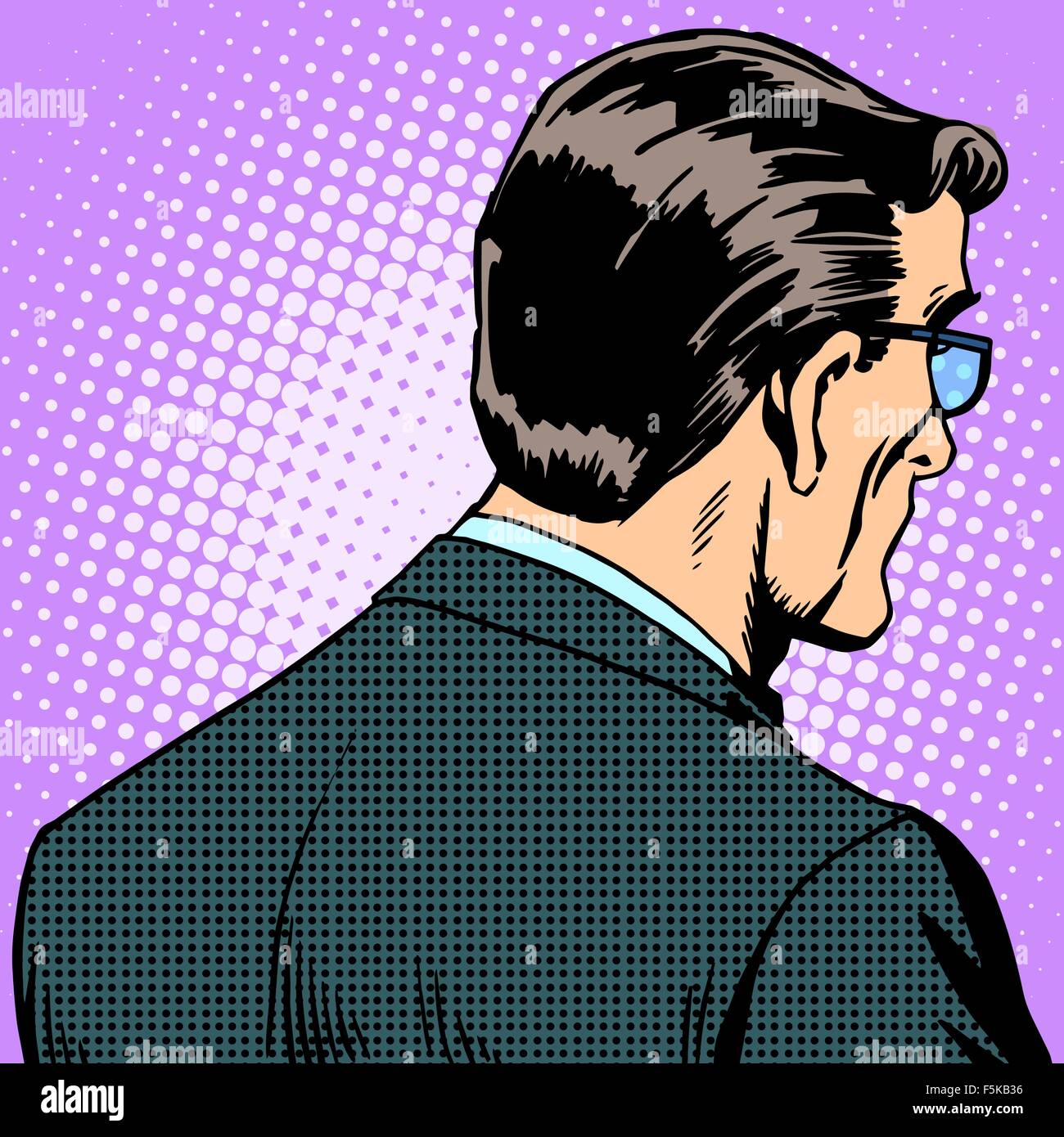 Man businessman back Stock Vector Image & Art - Alamy