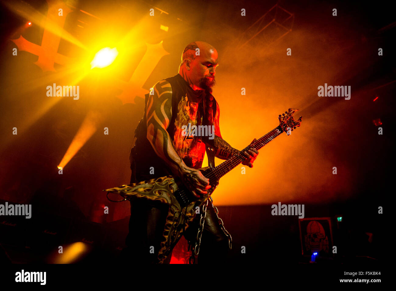 Milan, Italy. 5th November, 2015. Slayer performing live at Alcatraz in ...