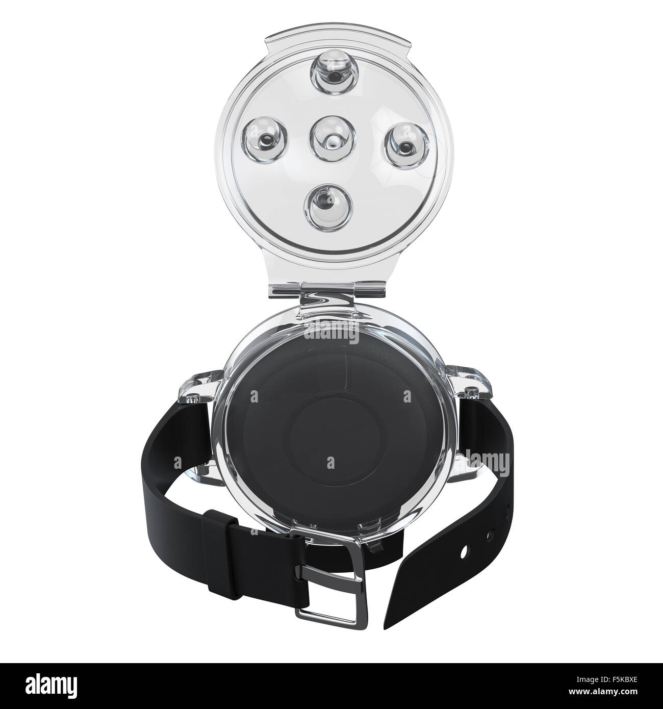 Automatic drone remote control, back view Stock Photo - Alamy