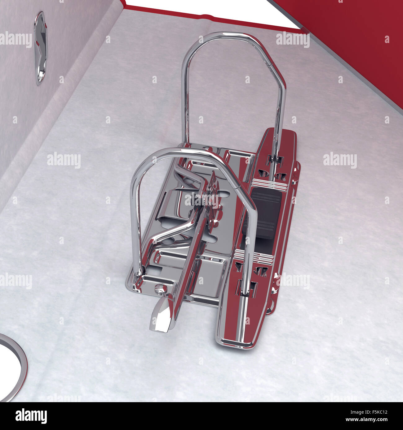 Mechanism, folder, metal, close view Stock Photo - Alamy