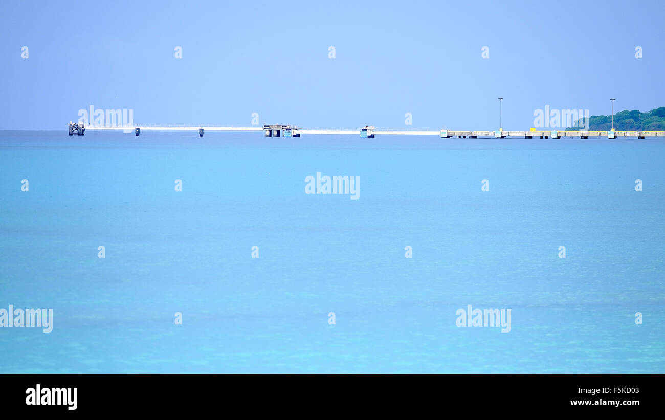 Frederiksted pier, St. Croix, U.S. Virgin Islands. USVI, U.S.V.I Stock ...