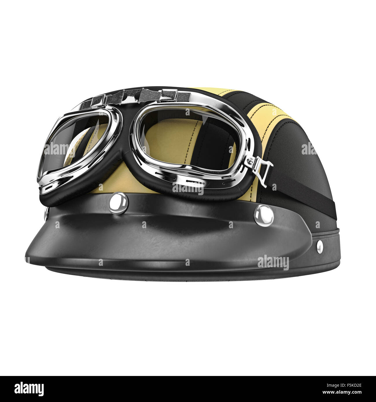 Motorcycle helmet with goggles hi-res stock photography and images - Alamy