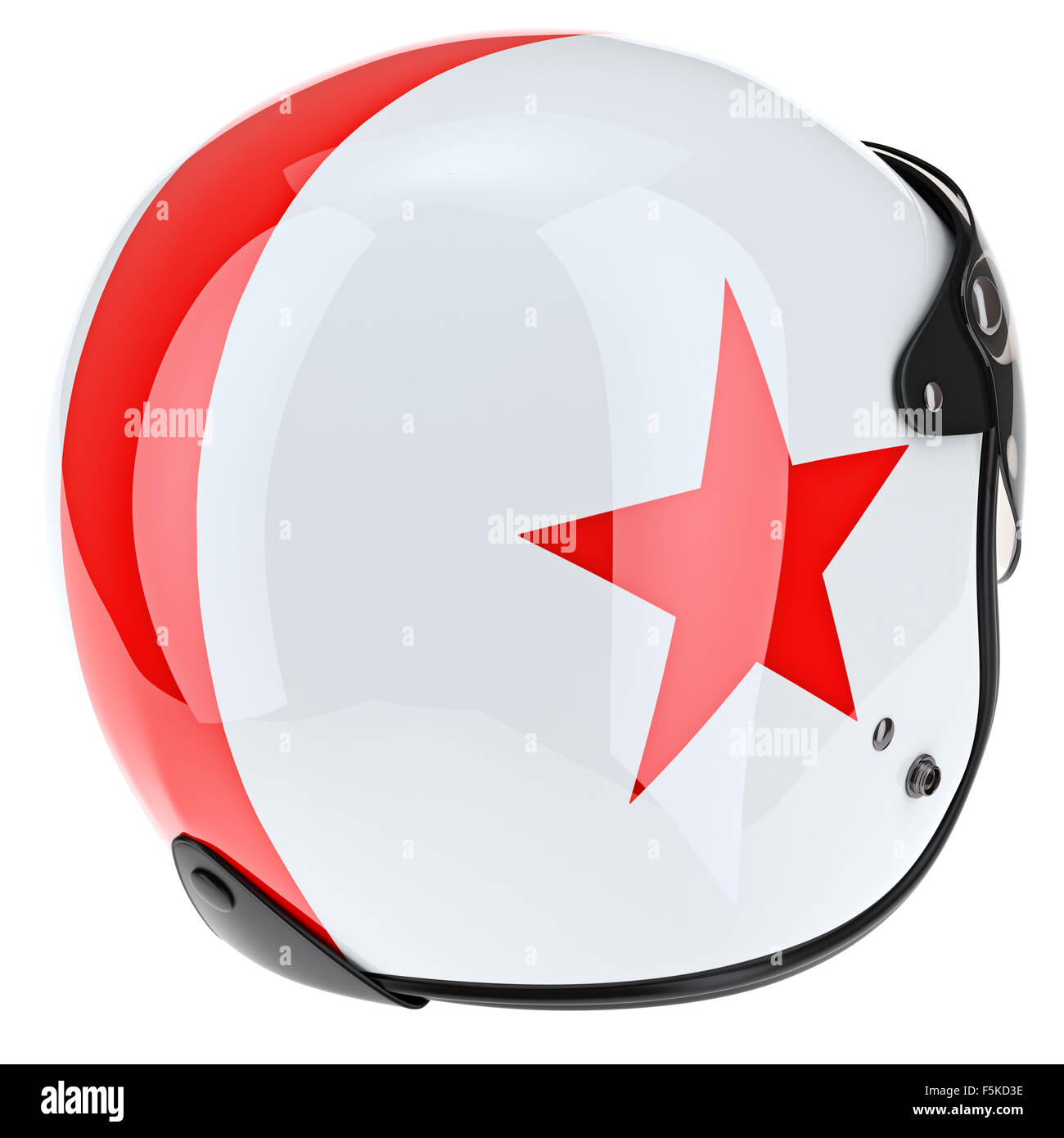 Sports helmet with black rubber edging Stock Photo - Alamy