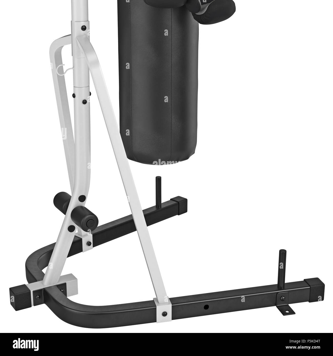 Boxing stand with some of elements, zoomed view Stock Photo - Alamy