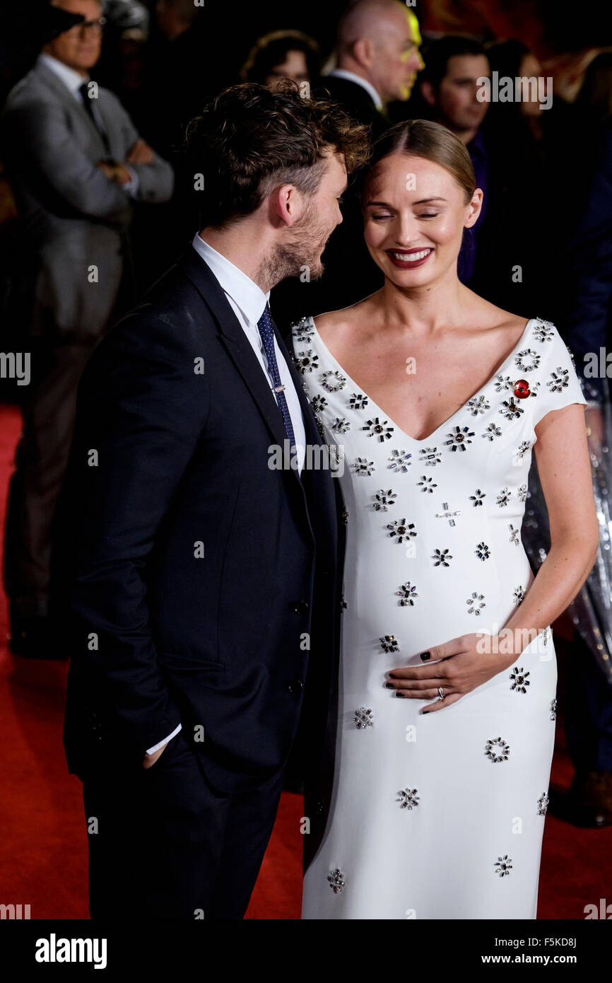 Laura haddock husband sam claflin hi-res stock photography and images ...