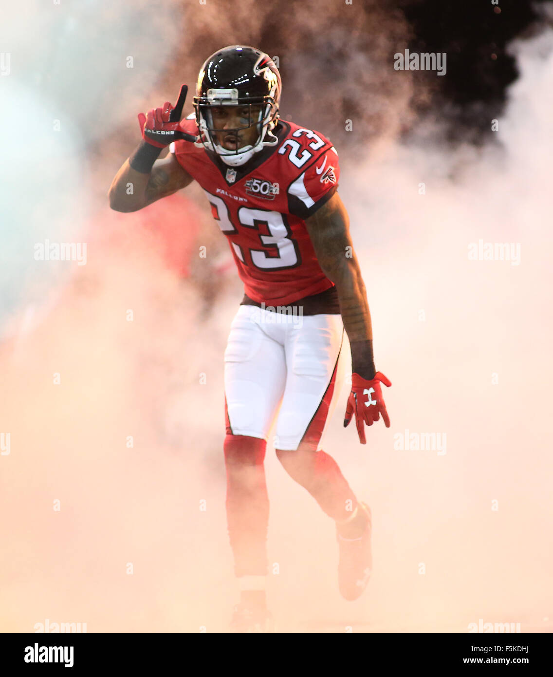 November 1, 2015: #23 Robert Alford of the Atlanta Falcons in action ...