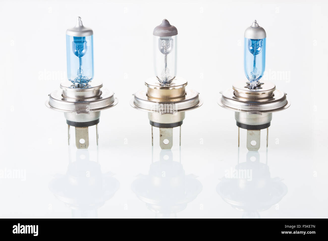 halogen car lamp, isolate on white Stock Photo - Alamy