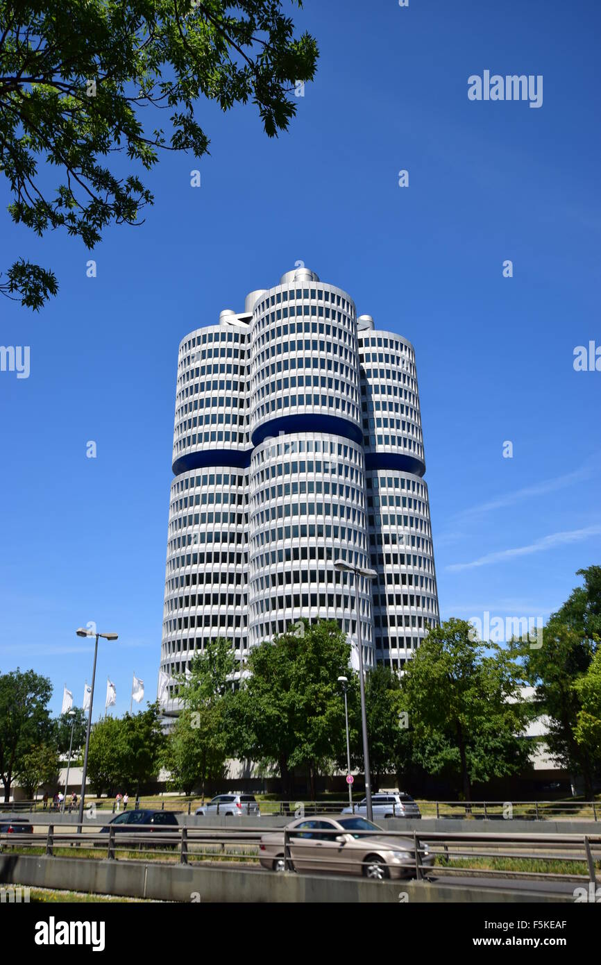 Headquarters of the BMW company in Munich, Bavaria, Germany Stock Photo ...