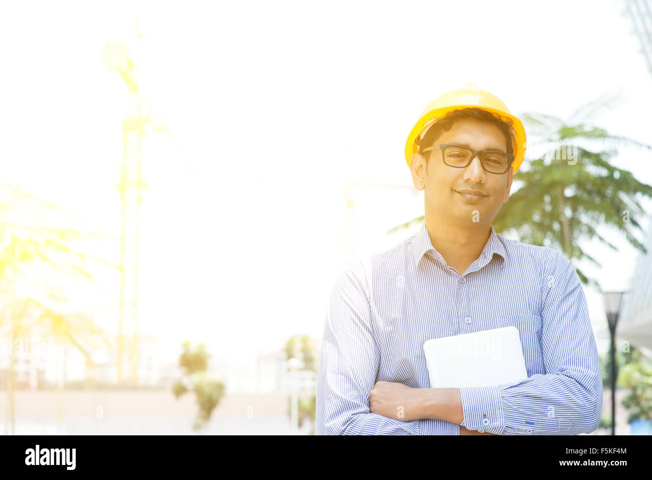 Indian civil engineer hi-res stock photography and images - Alamy