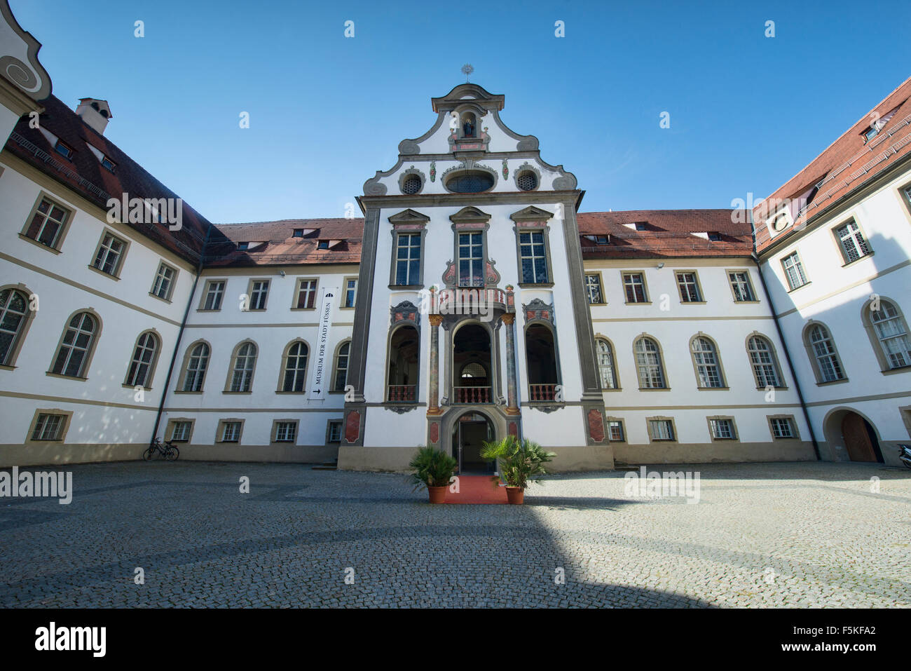 The courtyard of the Heritage Museum and part of the Benedictine ...
