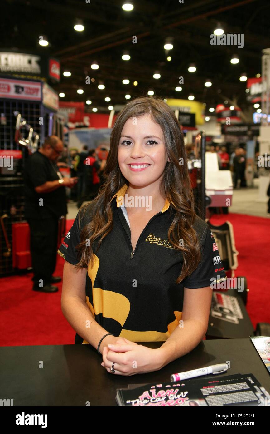 Las Vegas, NV, USA. 5th Nov, 2015. Alex "The Car Girl" Rogeo in ...