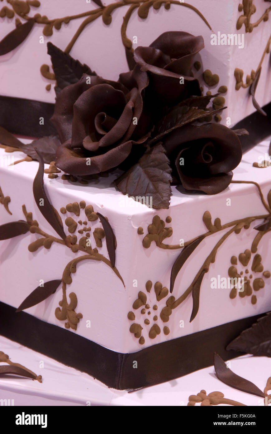 Cake detail, Oregon State Fair, Salem, Oregon Stock Photo - Alamy