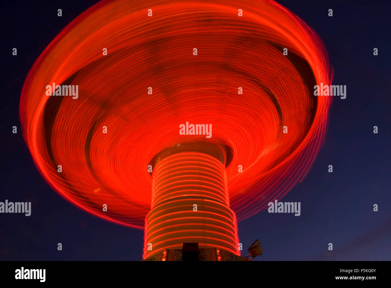 Wave Swinger carnival ride, Oregon State Fair, Salem, Oregon Stock ...