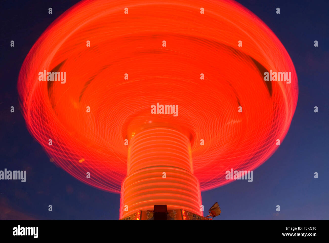 Wave Swinger carnival ride, Oregon State Fair, Salem, Oregon Stock ...