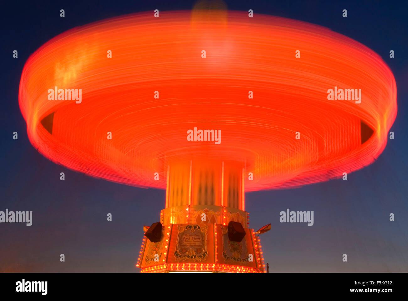 Wave Swinger carnival ride, Oregon State Fair, Salem, Oregon Stock ...