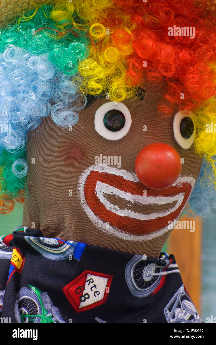 Clown dummy, Oregon State Fair, Salem, Oregon Stock Photo - Alamy