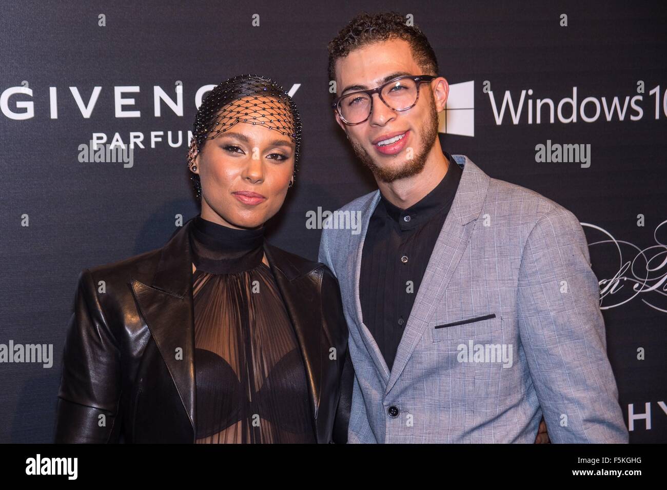 New York, NY, USA. 5th Nov, 2015. Alicia Keys, Cole Cook at arrivals ...
