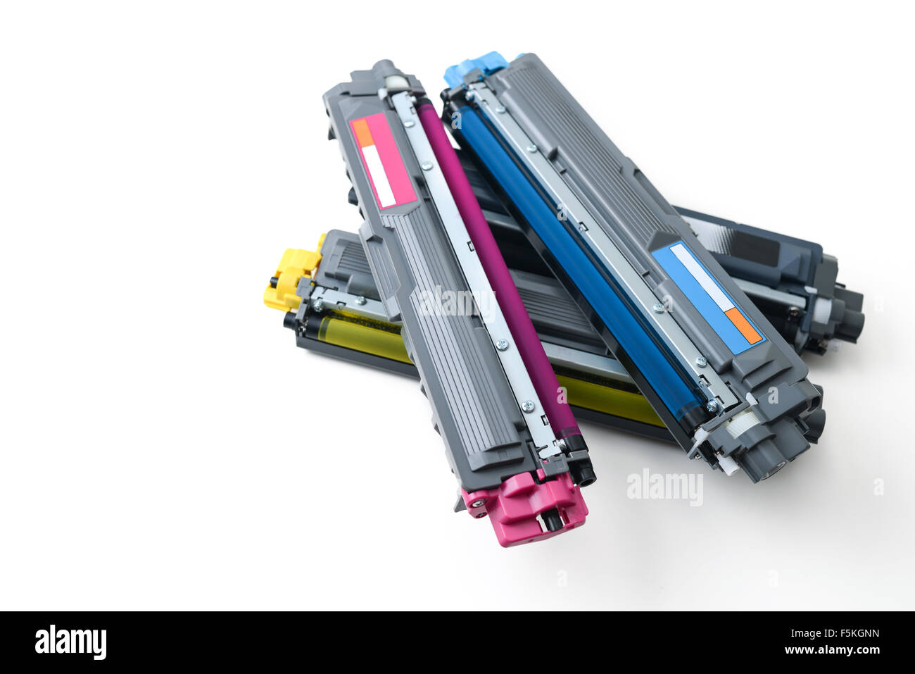 cartridges of color laser printer Stock Photo - Alamy