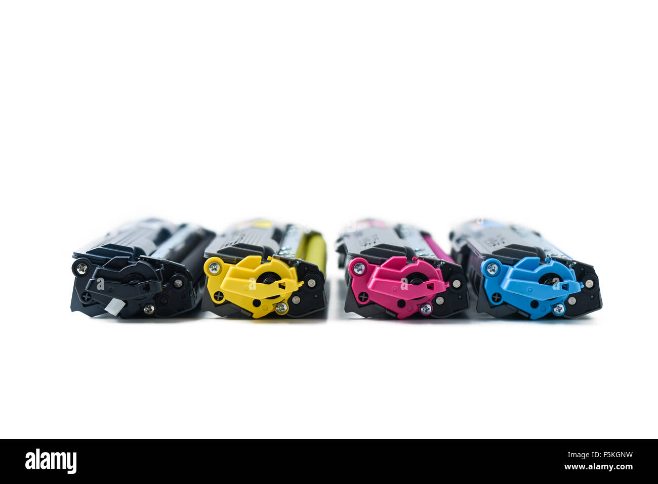 cartridges of color laser printer Stock Photo - Alamy