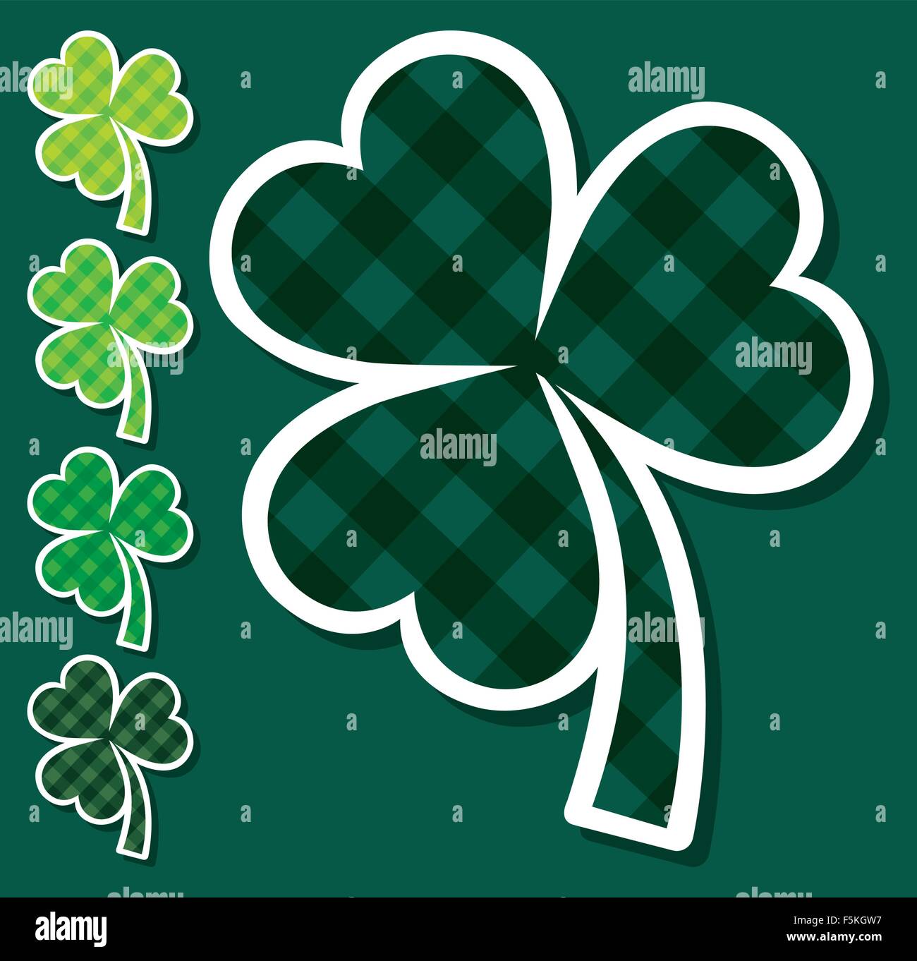 Shamrock v Stock Vector Images - Alamy
