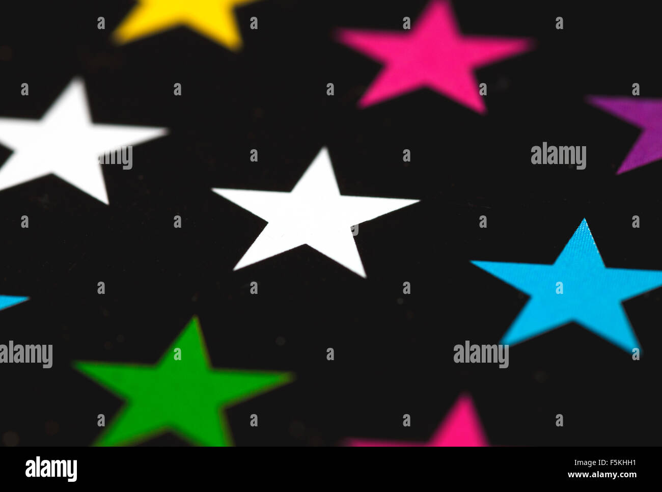 Photo of colored stars Stock Photo - Alamy
