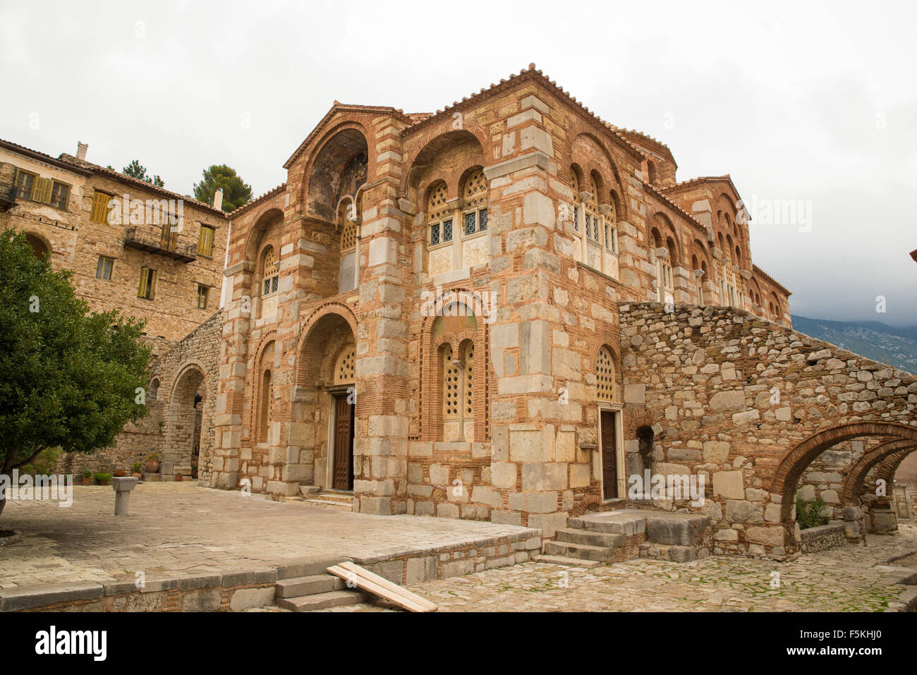 DISTOMO, GREECE - OCTOBER 30, 2015: Hosios Loukas monastery is one of ...