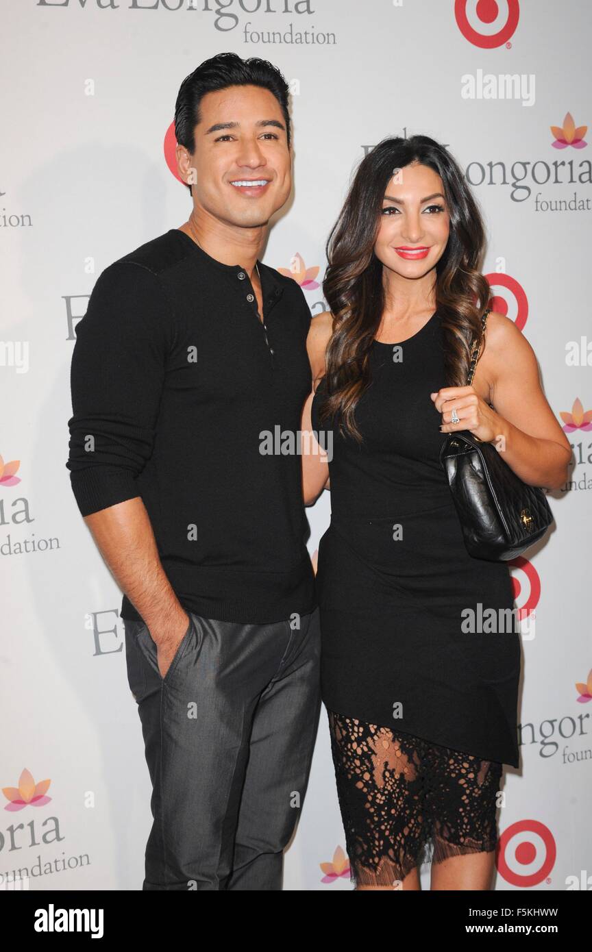 Los Angeles, CA, USA. 5th Nov, 2015. Mario Lopez, Courtney Lopez at ...