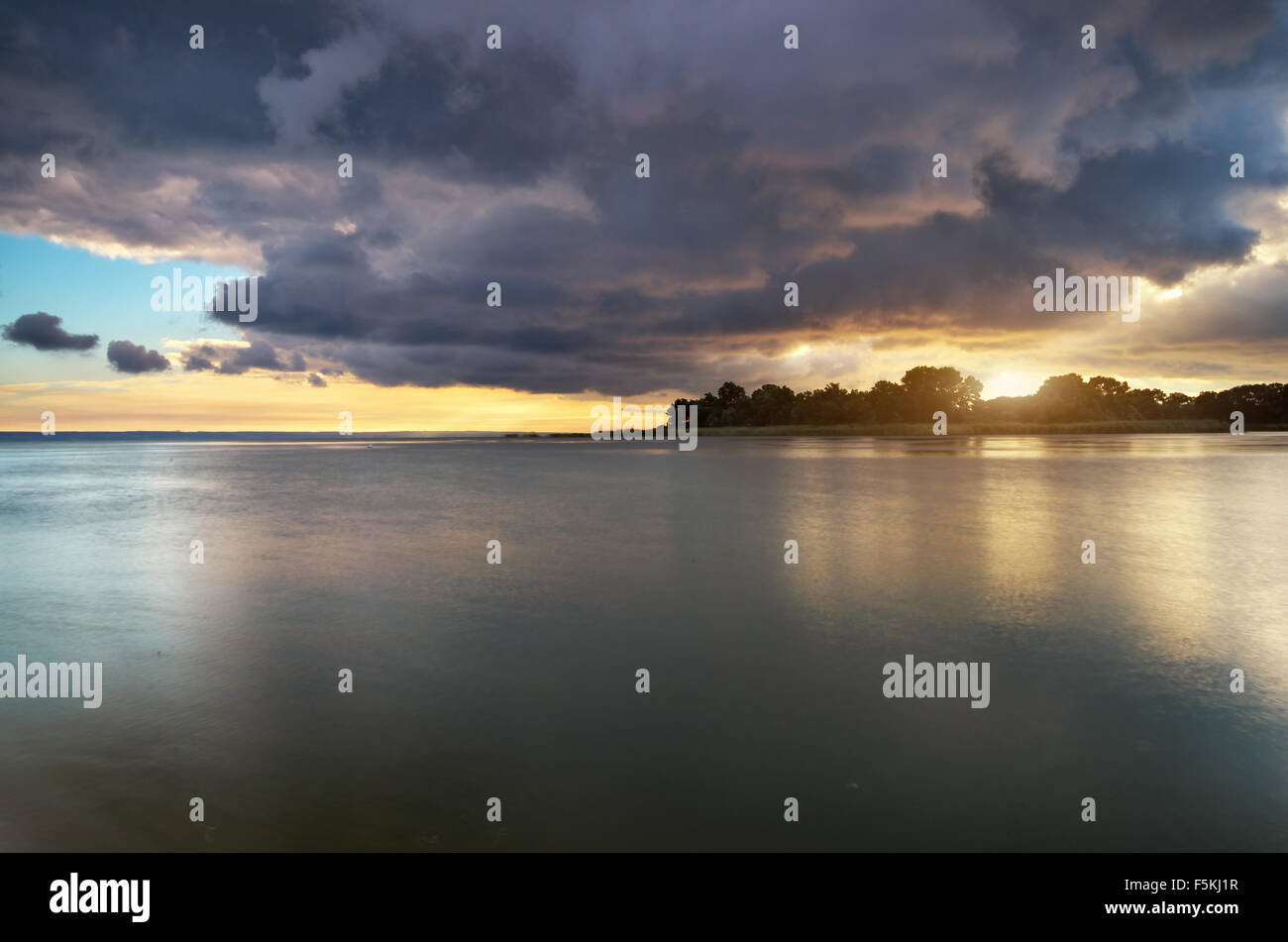 Beautiful river landscape Composition of nature Stock Photo - Alamy