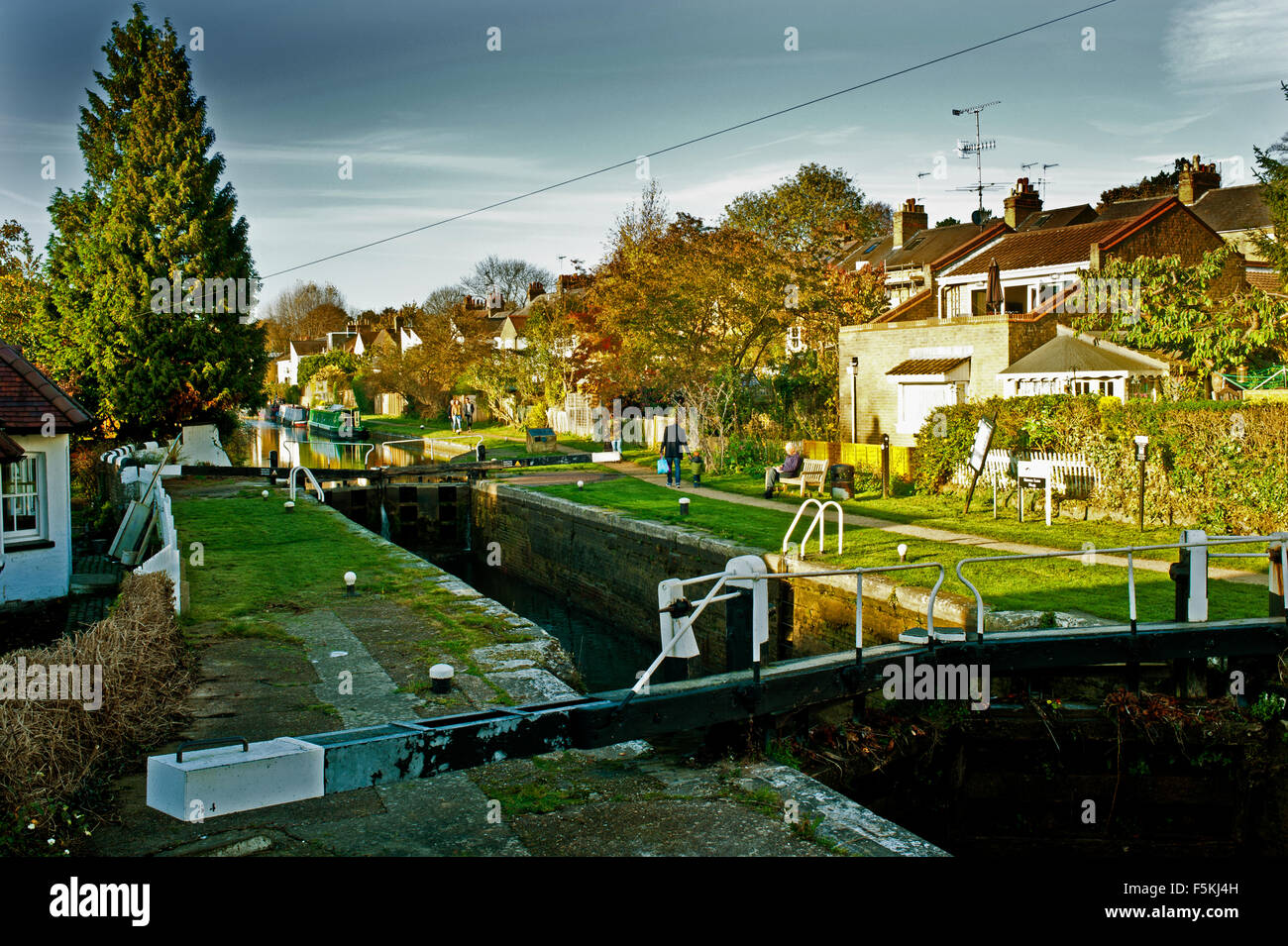 Grand Union Canal Locks, Berkhamsted Stock Photo - Alamy
