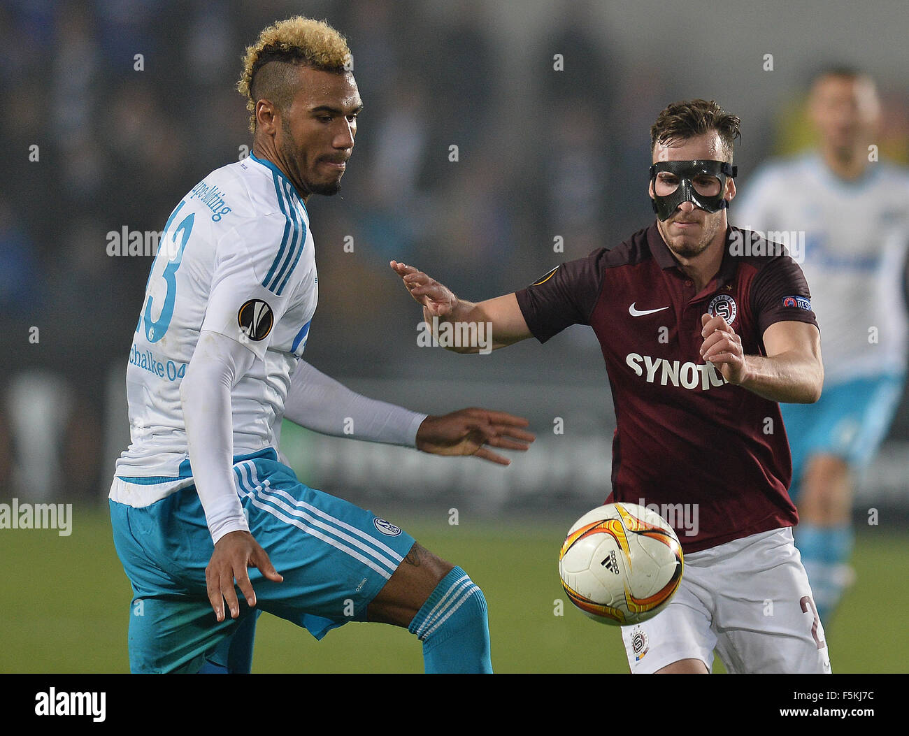 Prague, Czech Republic. 05th Nov, 2015. From left: Eric Maxim Choupo ...