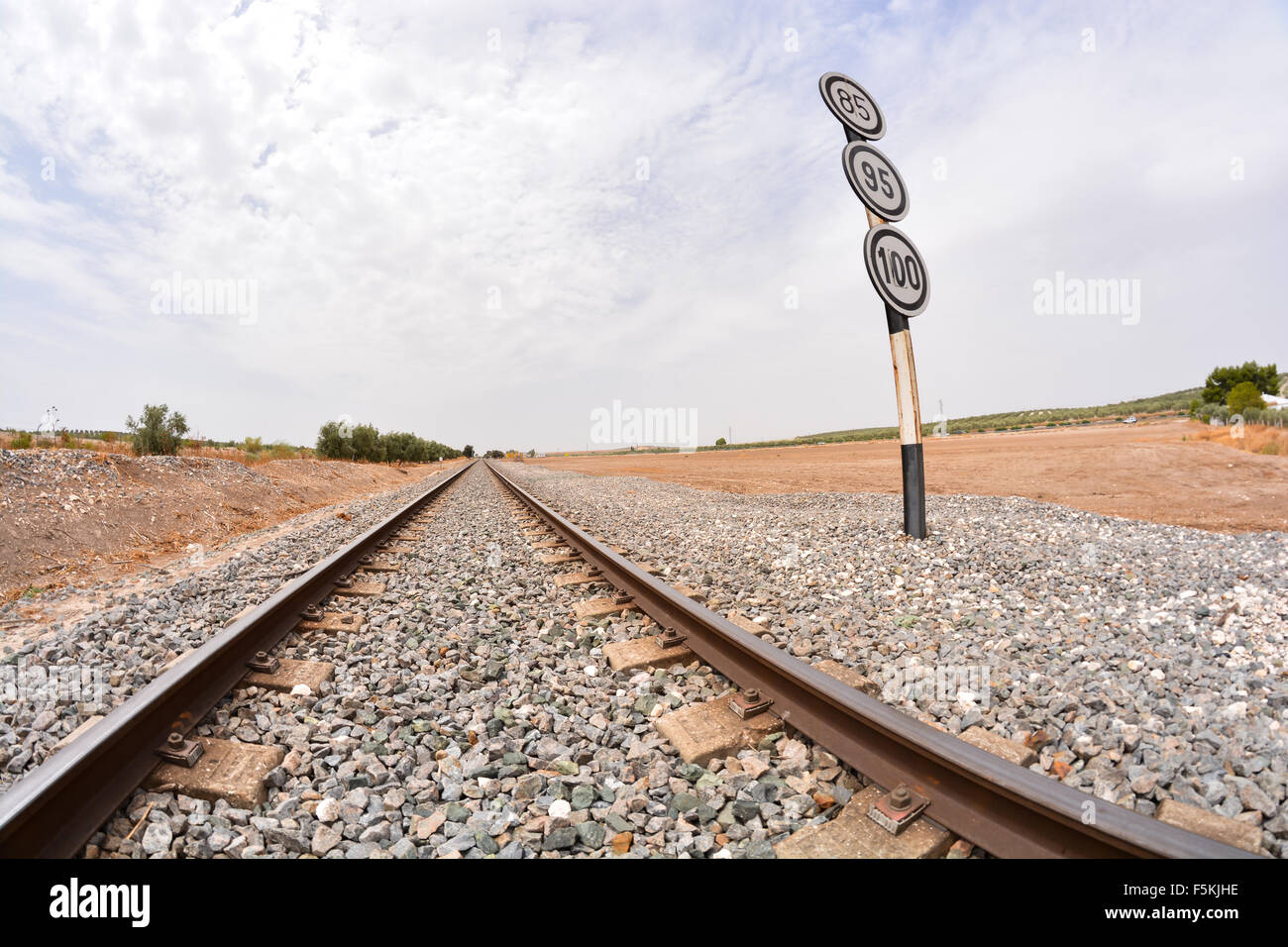 Photo Picture of a Classic Train Rail Road Stock Photo - Alamy
