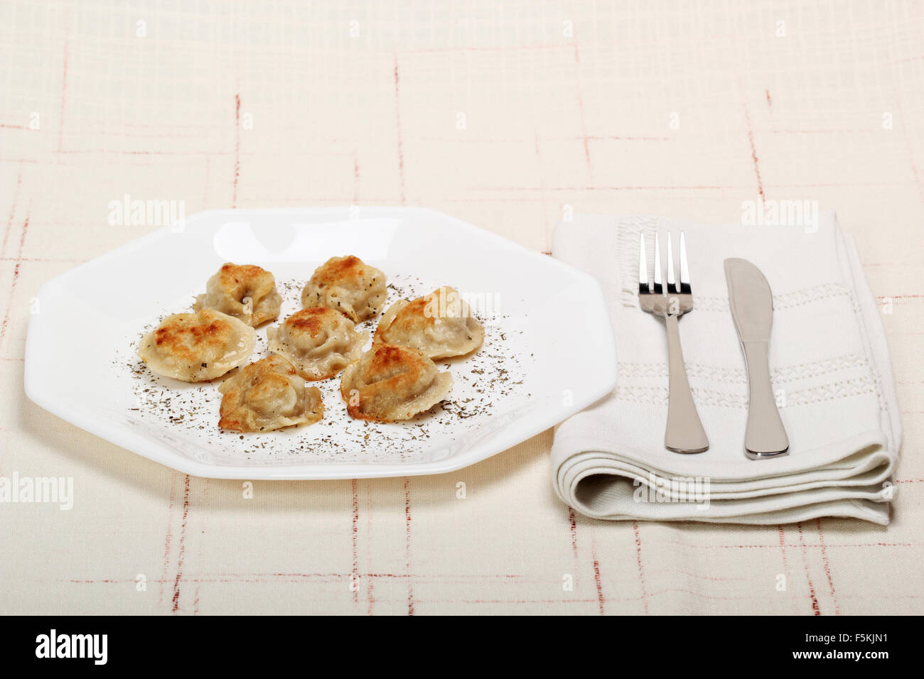Fried meat dumplings Stock Photo - Alamy