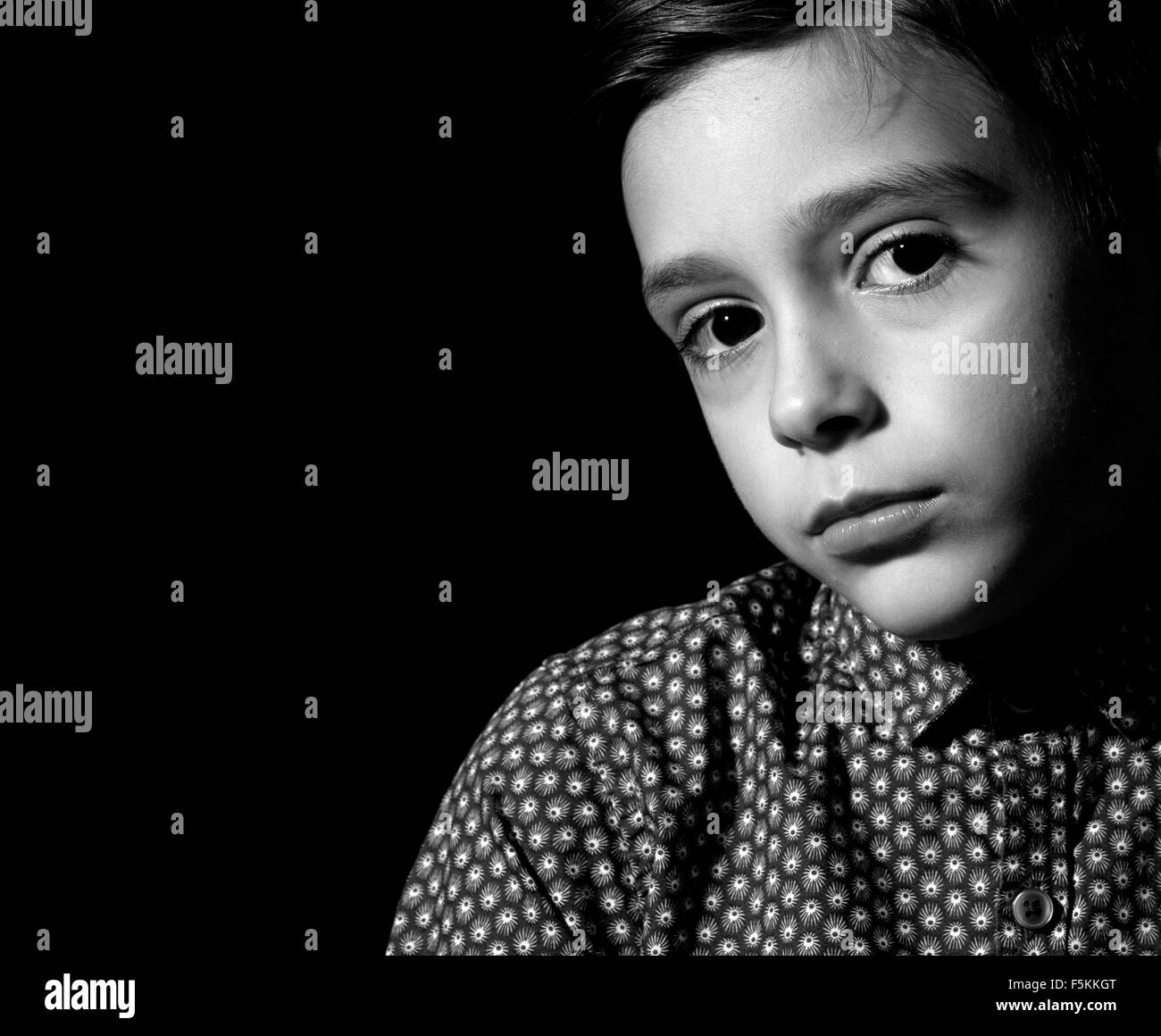 atmospheric artistic portraits of a young child model Stock Photo - Alamy