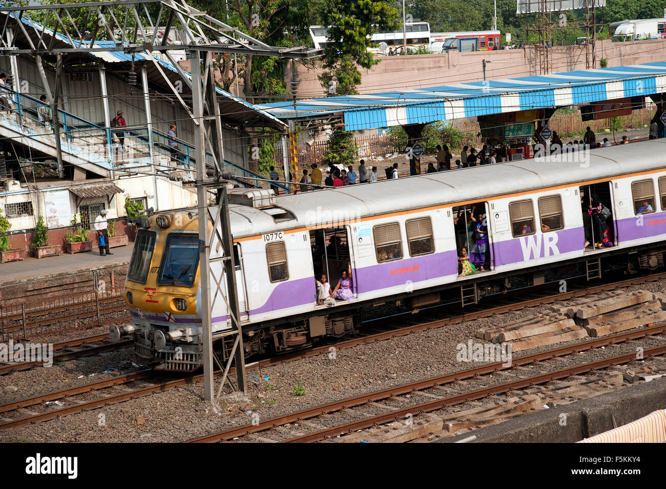 The image of Local train was taken in Mumbai, Maharashtra, India Stock ...