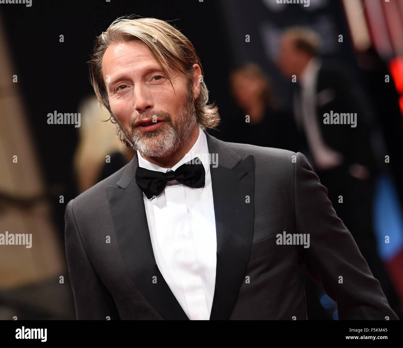 Berlin, Germany. 5th Nov, 2015. Actor Mads Mikkelsen arrives for the GQ Man of the Year Award in ...
