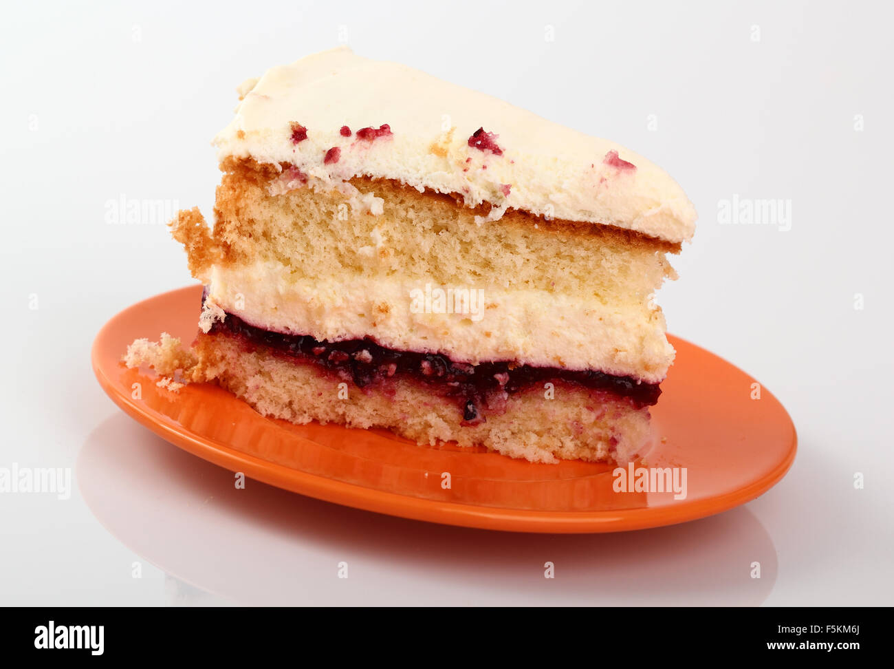 Victoria Sponge Cake Stock Photo - Alamy