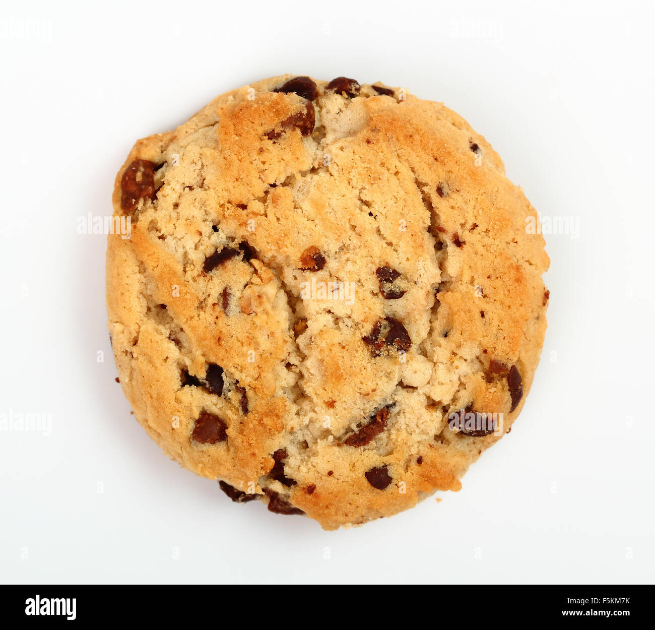 Single round chocolate chip biscuit hi-res stock photography and images ...