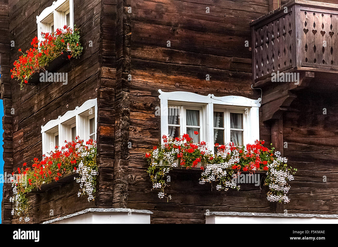 Italy piedmont val Formazza Valdo Typical House Stock Photo - Alamy