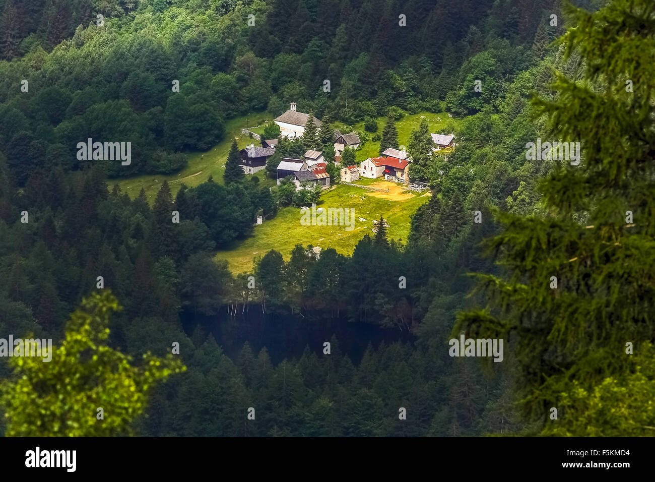 Italy piedmont val Formazza Antillone Stock Photo - Alamy