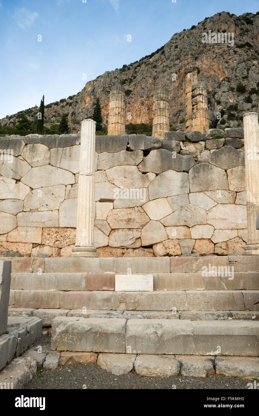 The archaeological site of Delphi has been inscribed upon the the World ...