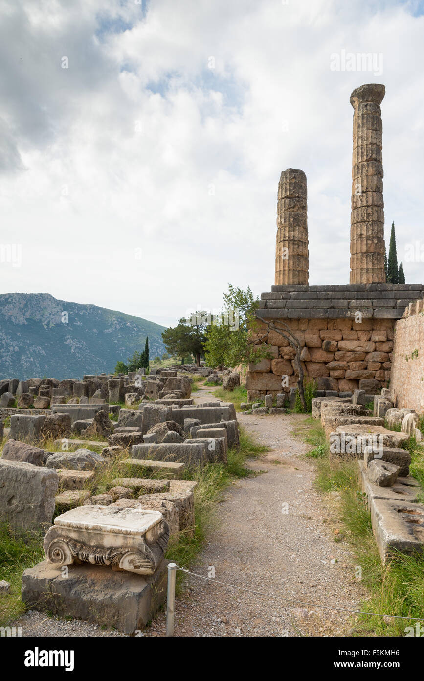 The archaeological site of Delphi has been inscribed upon the the World ...