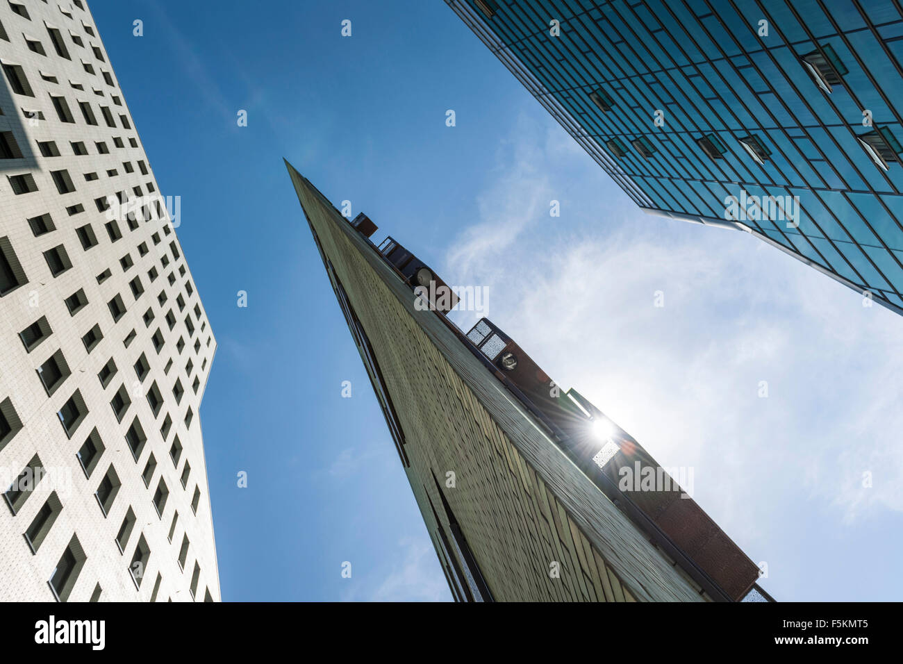 Modern architecture, Westerdok, Amsterdam, The Netherlands Stock Photo ...