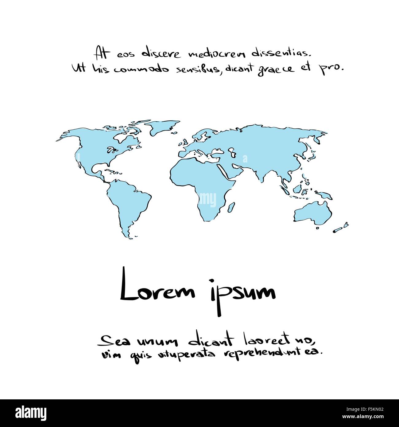 World Map Hand Draw Color Icon Vector Stock Vector Image & Art - Alamy