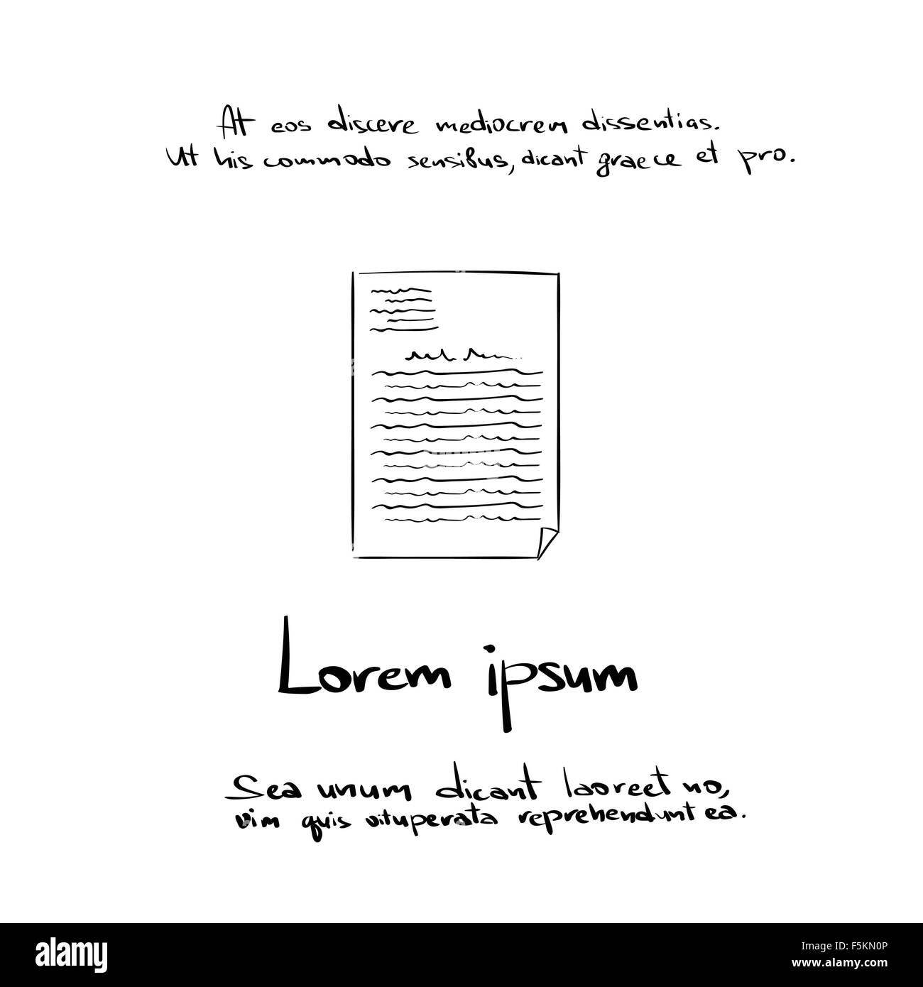 Agreement document check logo Black and White Stock Photos & Images - Alamy