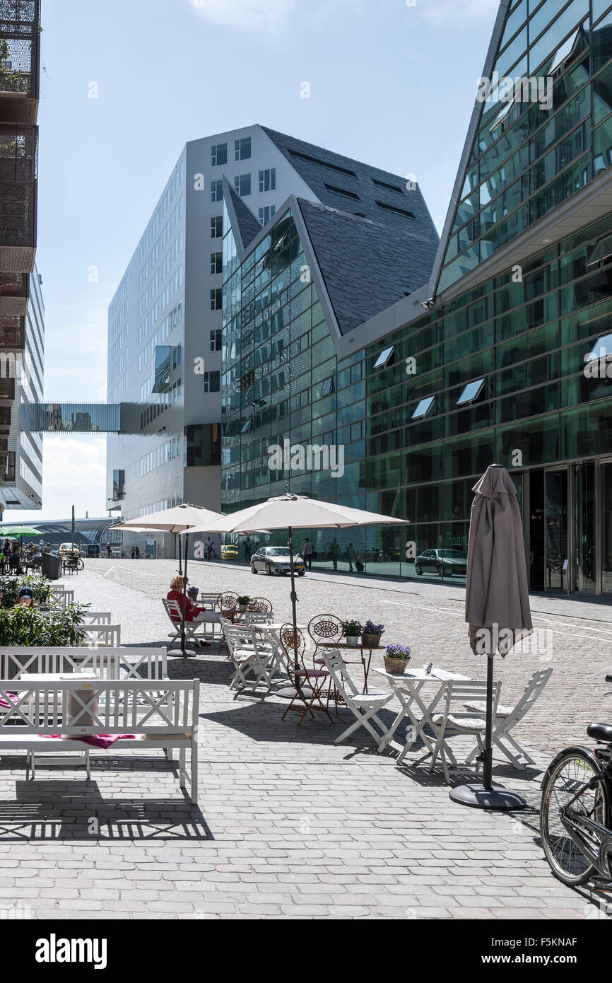 Modern architecture, Westerdok, Amsterdam, The Netherlands Stock Photo ...