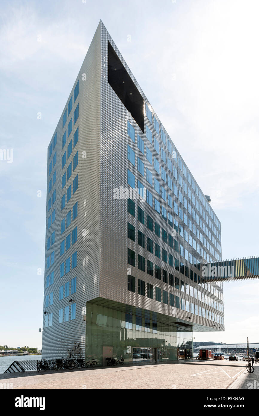 Modern architecture, Westerdok, Amsterdam, The Netherlands Stock Photo ...