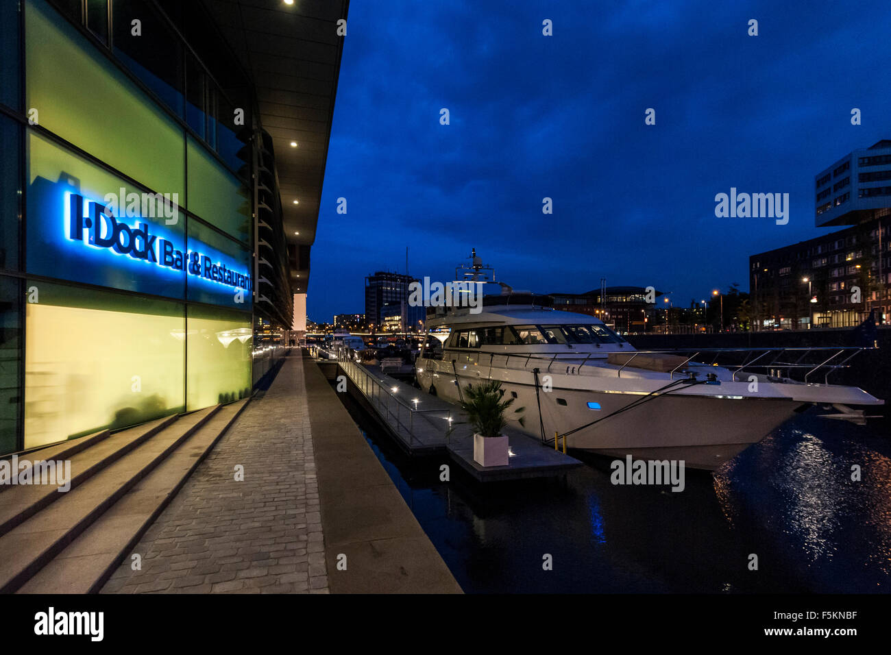 Modern architecture, Westerdok, Amsterdam, The Netherlands Stock Photo ...