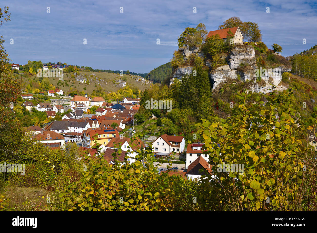 Castle Pottenstein, Bavaria, Germany Stock Photo - Alamy